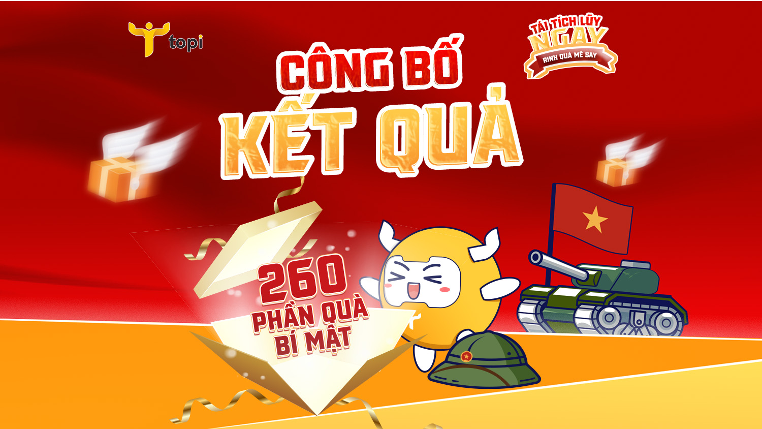 CÔNG BỐ KẾT QUẢ CHƯƠNG TRÌNH "TÁI TÍCH LŨY NGAY - RINH QUÀ MÊ SAY ...